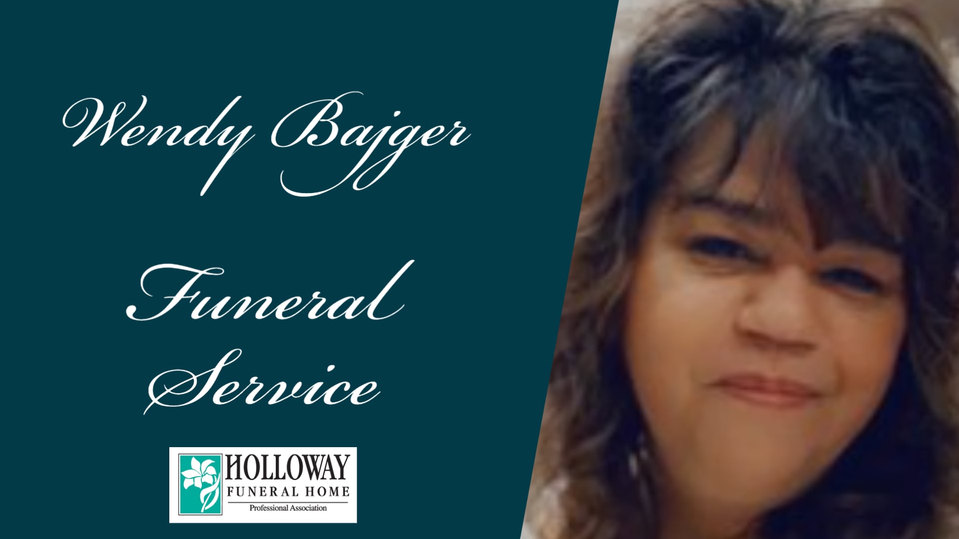 Funeral Service for Wendy Bajger