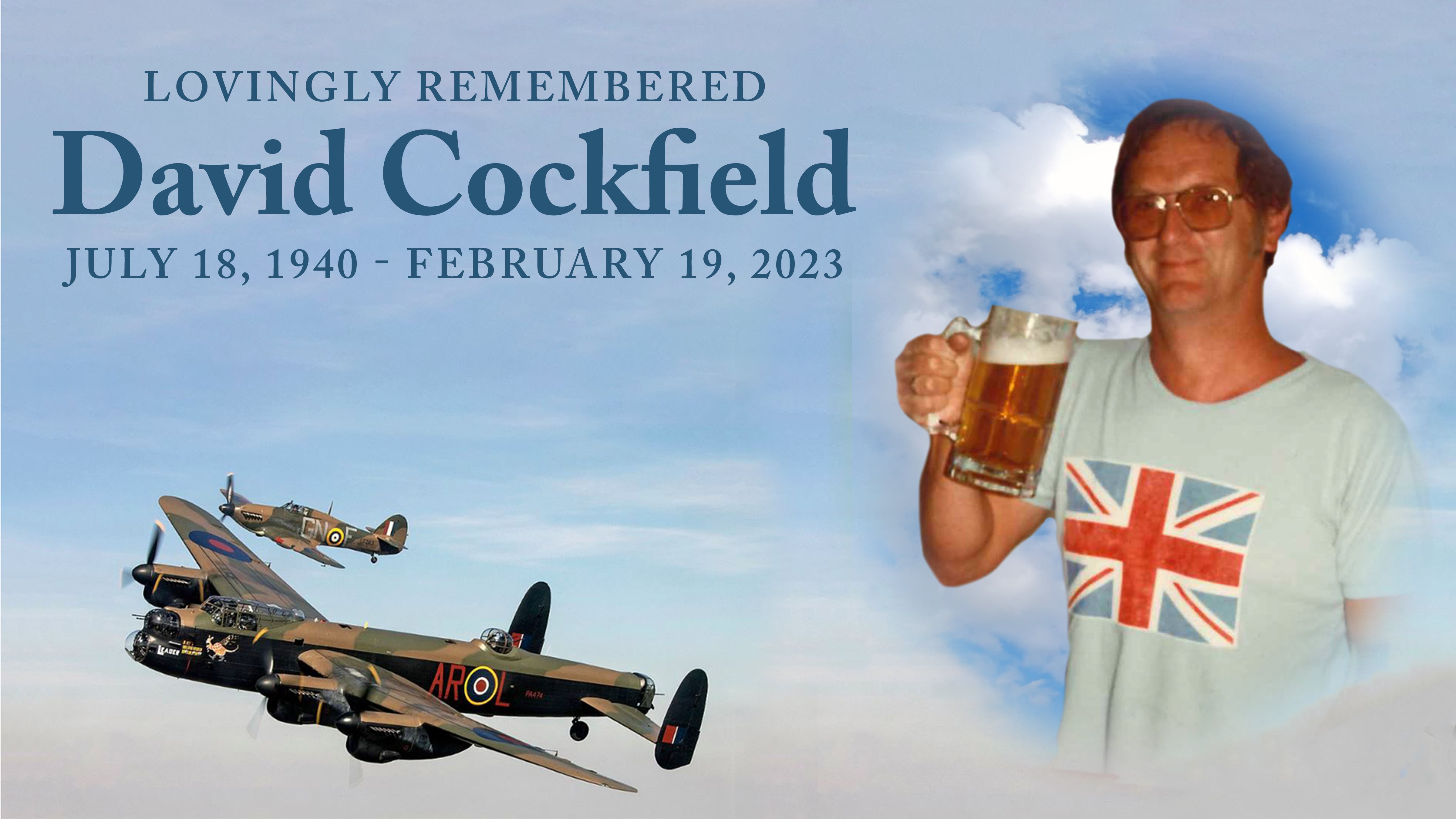 Celebration of Life for the late David Cockfield
