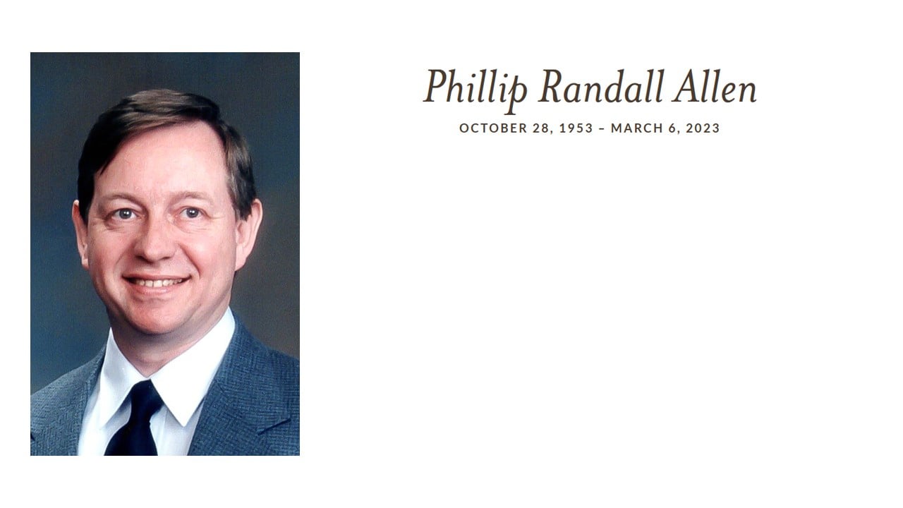 Phillip Randall Allen - A Celebration Of Life Memorial