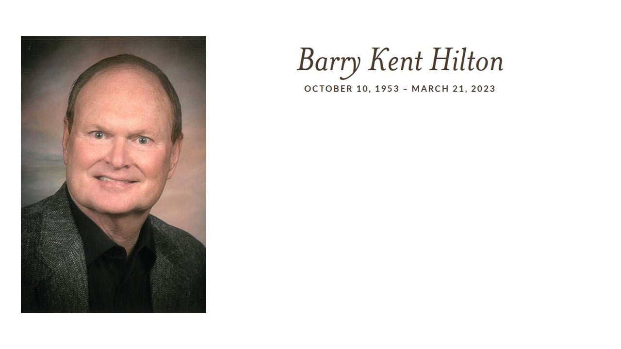 Barry Kent Hilton Memorial Service