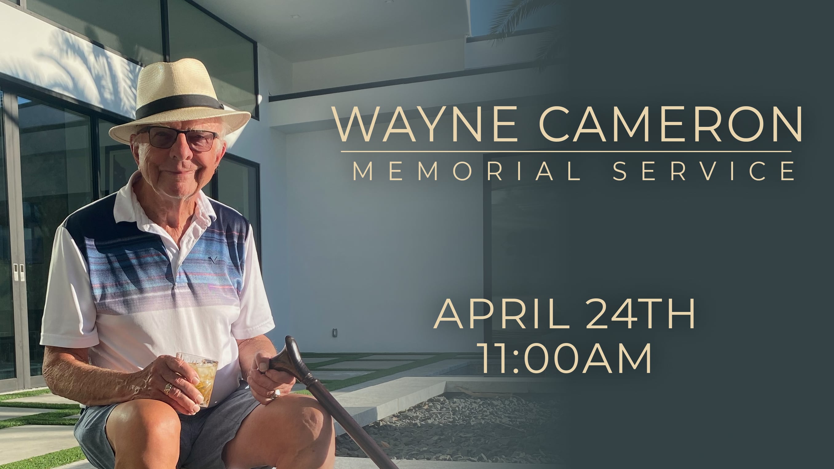Wayne Cameron Memorial Service