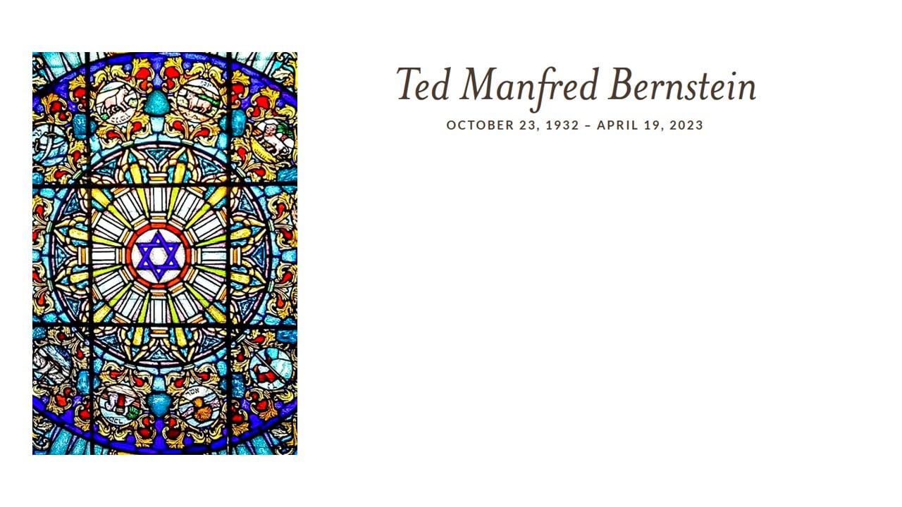 Ted Manfred Bernstein Graveside Service