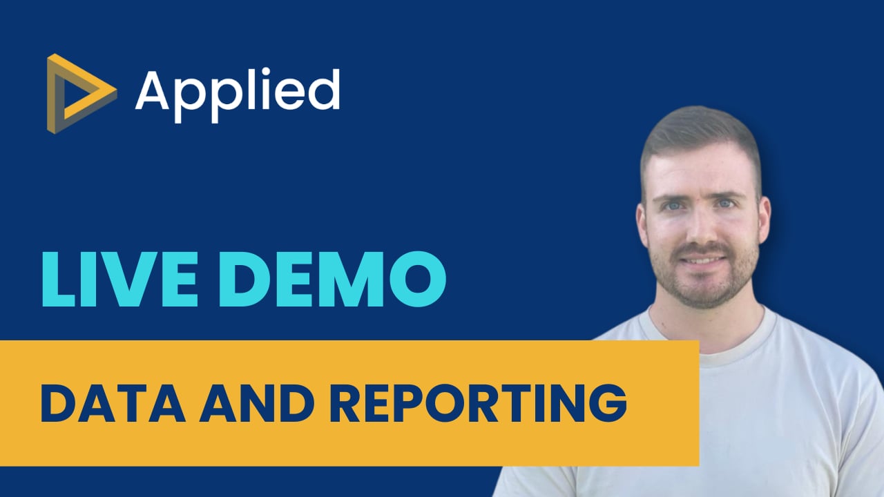 Live Demo: Data and reporting with Applied