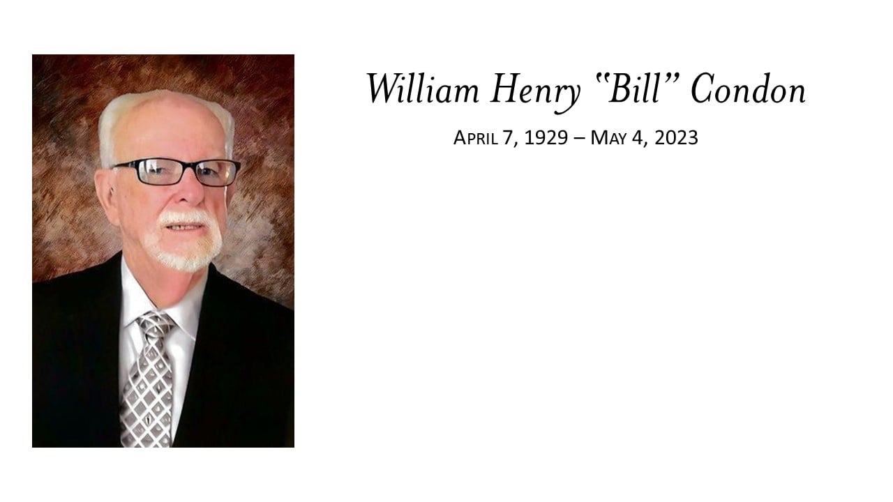 William Henry Condon Memorial Mass Of Christian Burial