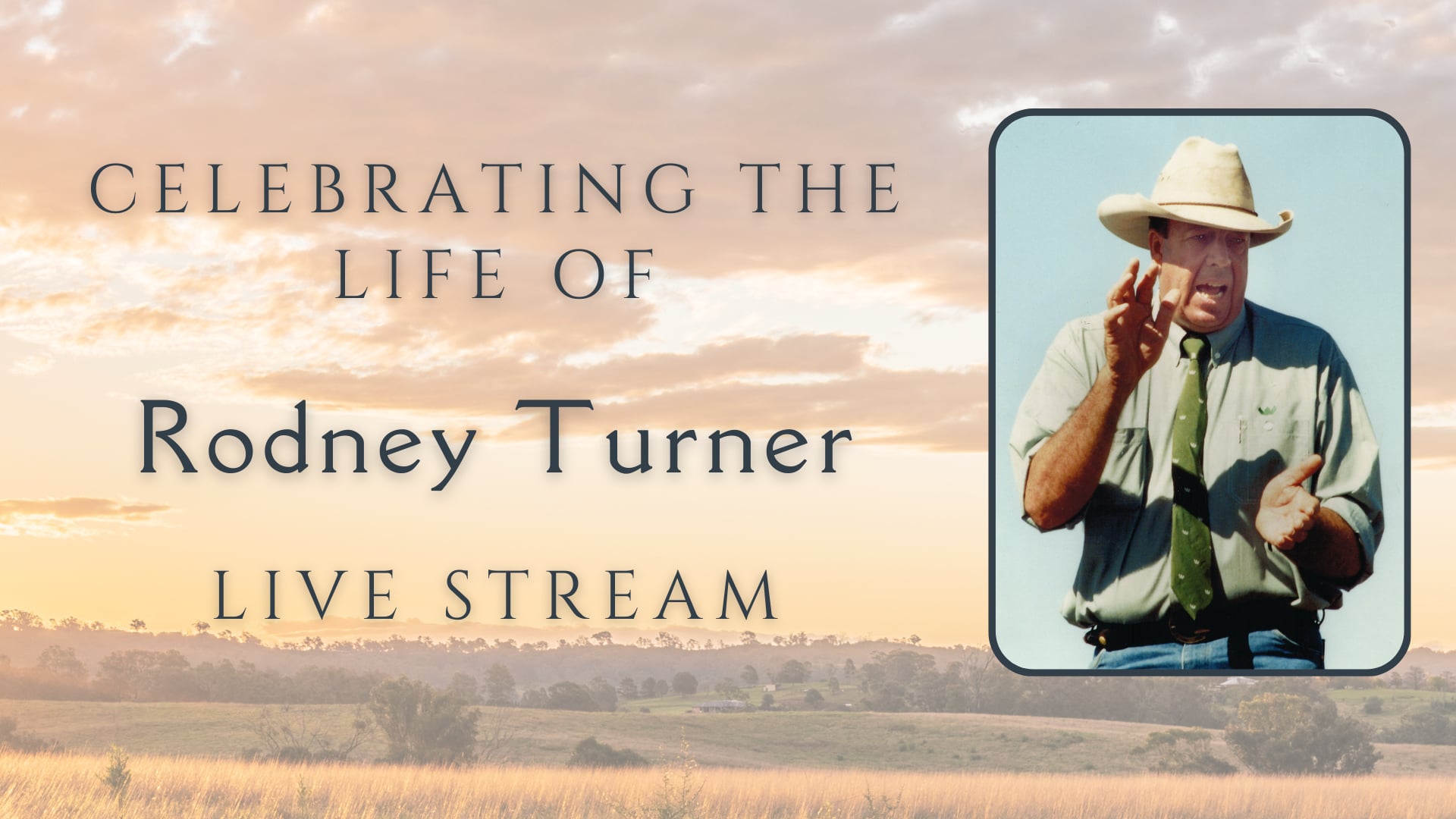 Celebrating the life of Rodney Turner