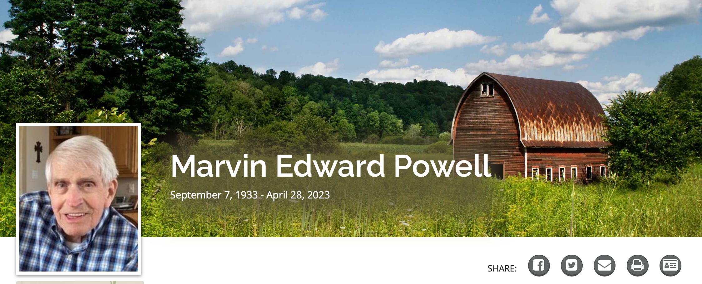 Celebration of life for Marvin Edward Powell
