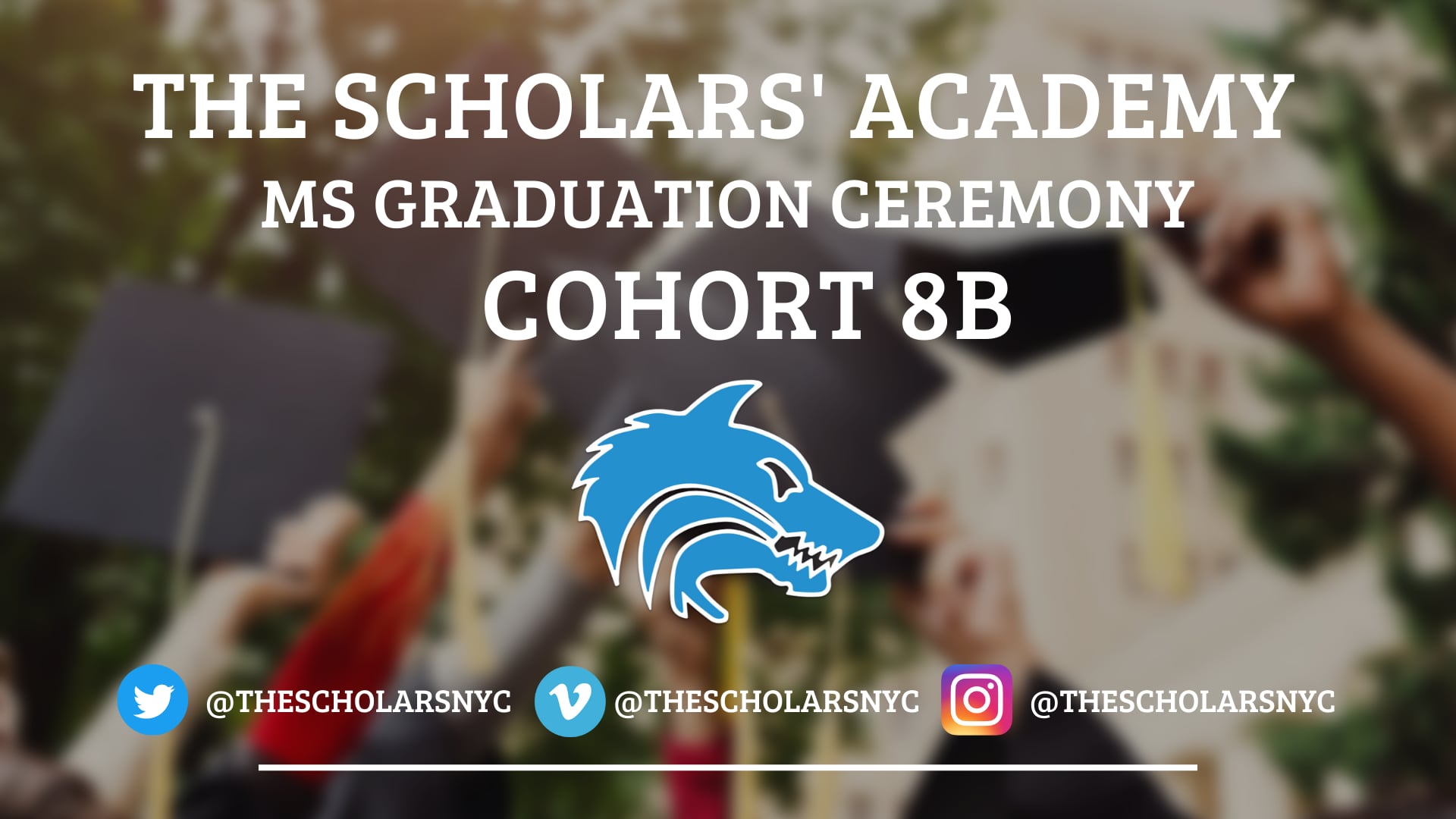 Cohort 8B Graduation Ceremony
