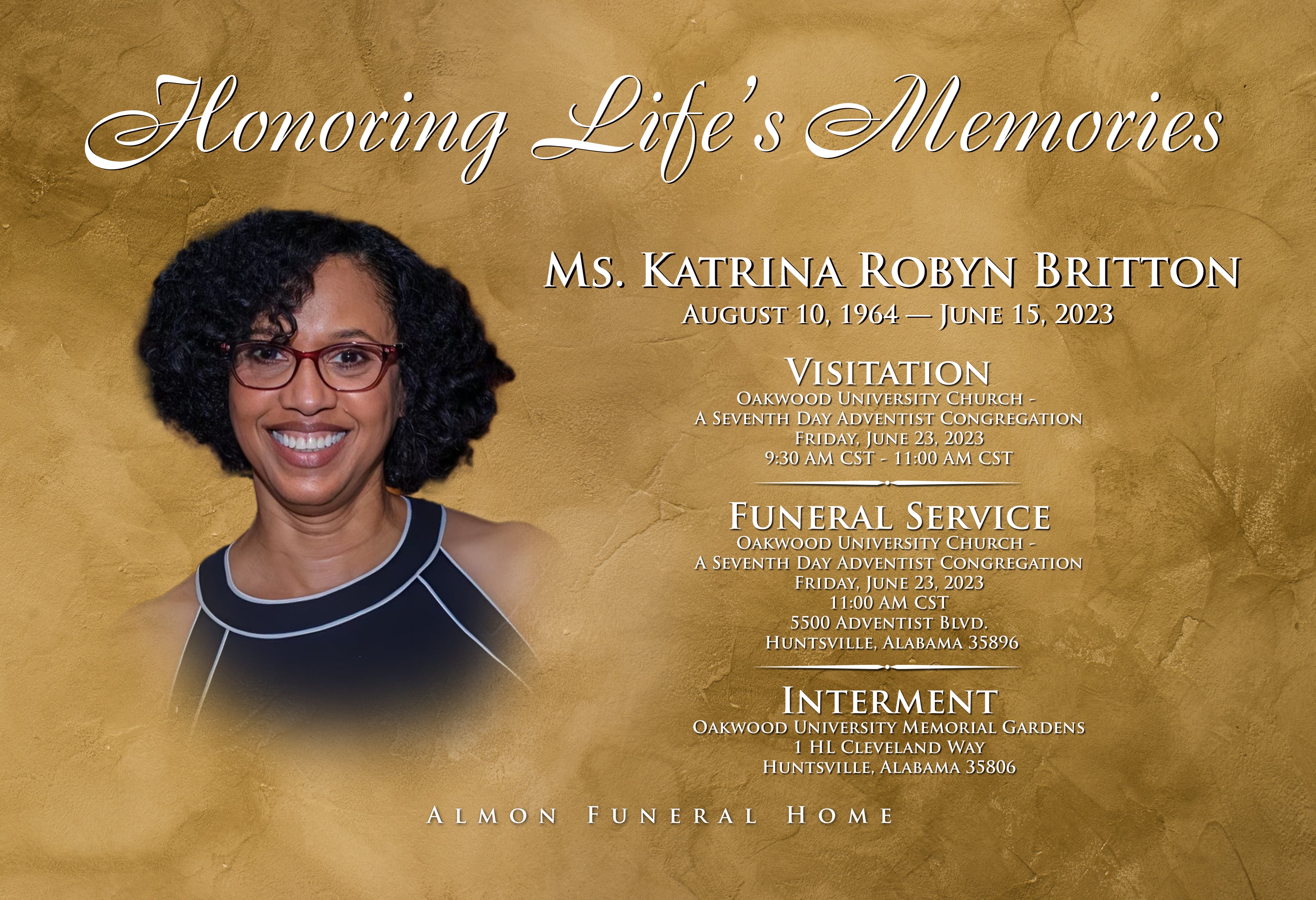 Honoring the Life of Katrina Britton