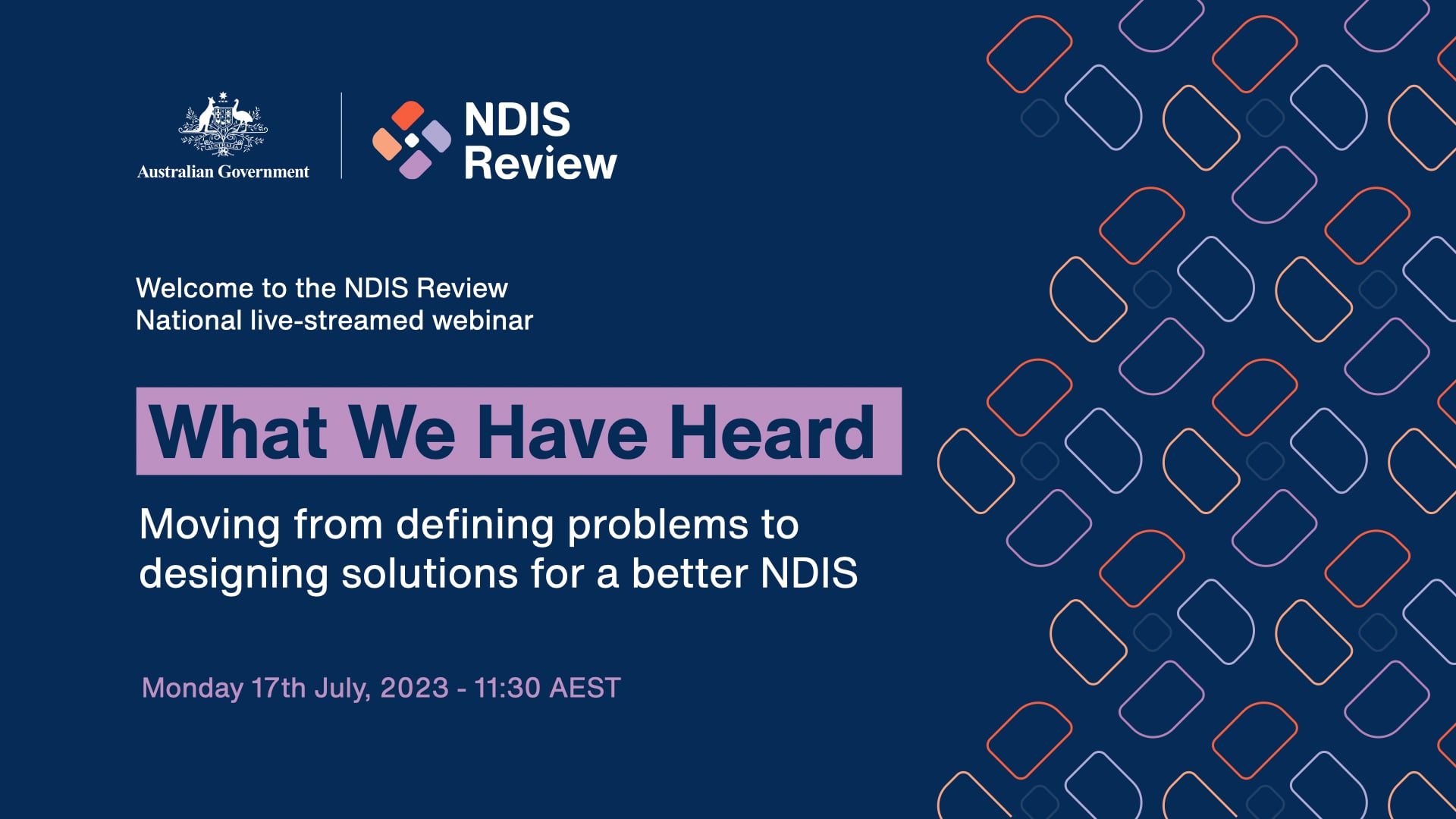 NDIS Review - What we have heard Report