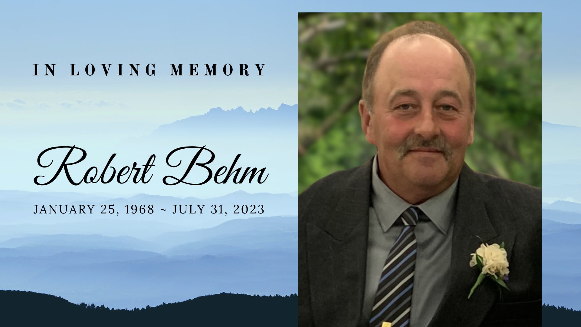 Rob Behm Celebration of Life