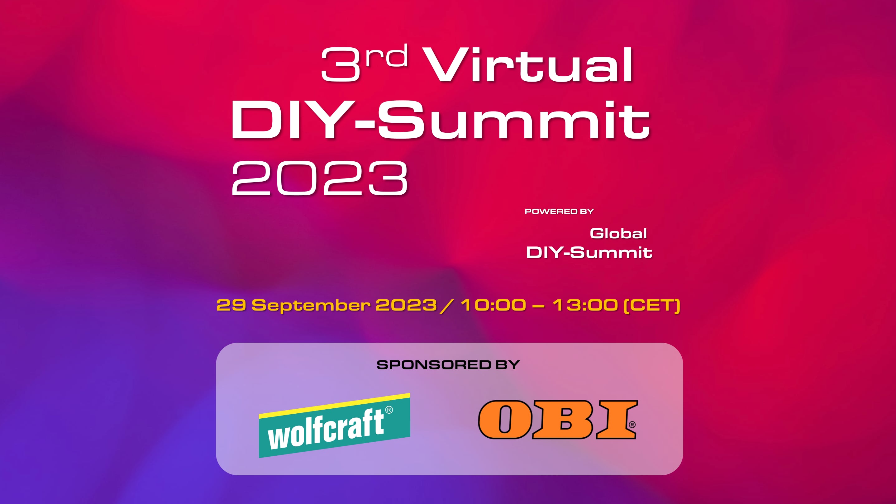 3rd Virtual DIY-Summit 2023
