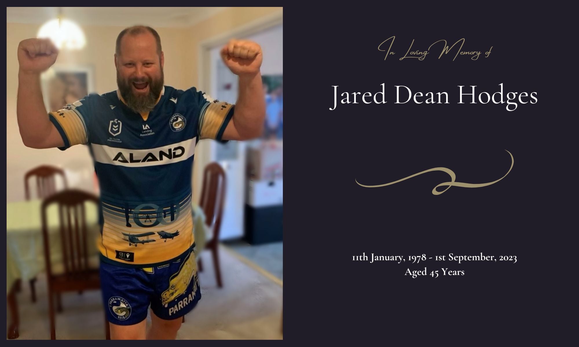 A Service in Loving Memory of Jared Hodges