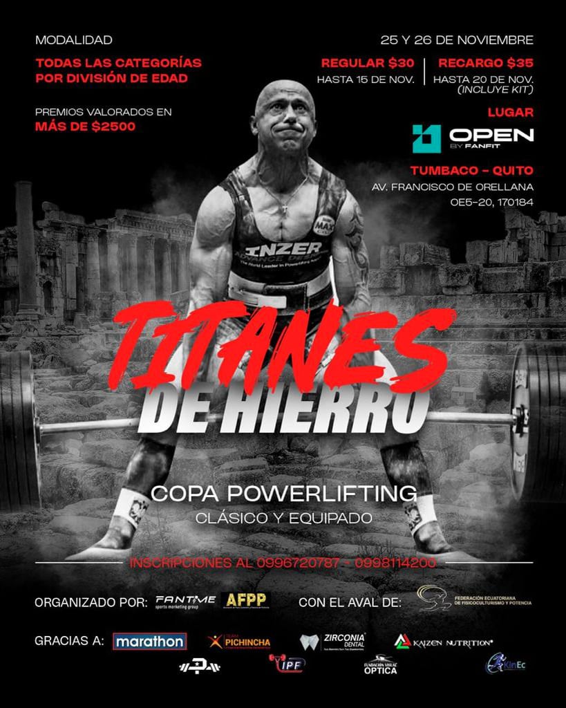 COPA POWERLIFTING "TITANES DE HIERRO"