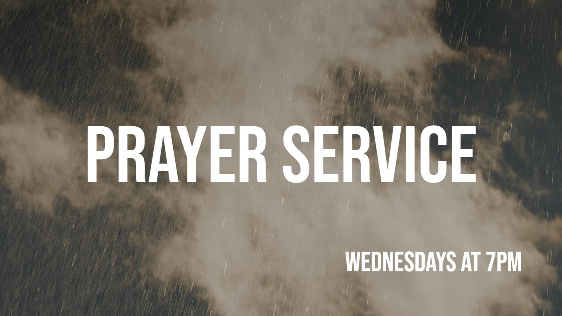 Wednesday Night Prayer Service 12/20/23