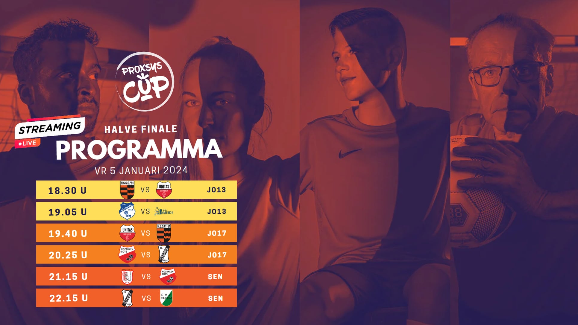 Proxsys Cup 2023/2024 - Halve Finale (LIVE)