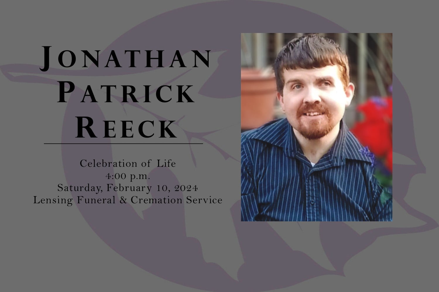 Jonathan Reeck Celebration of Life