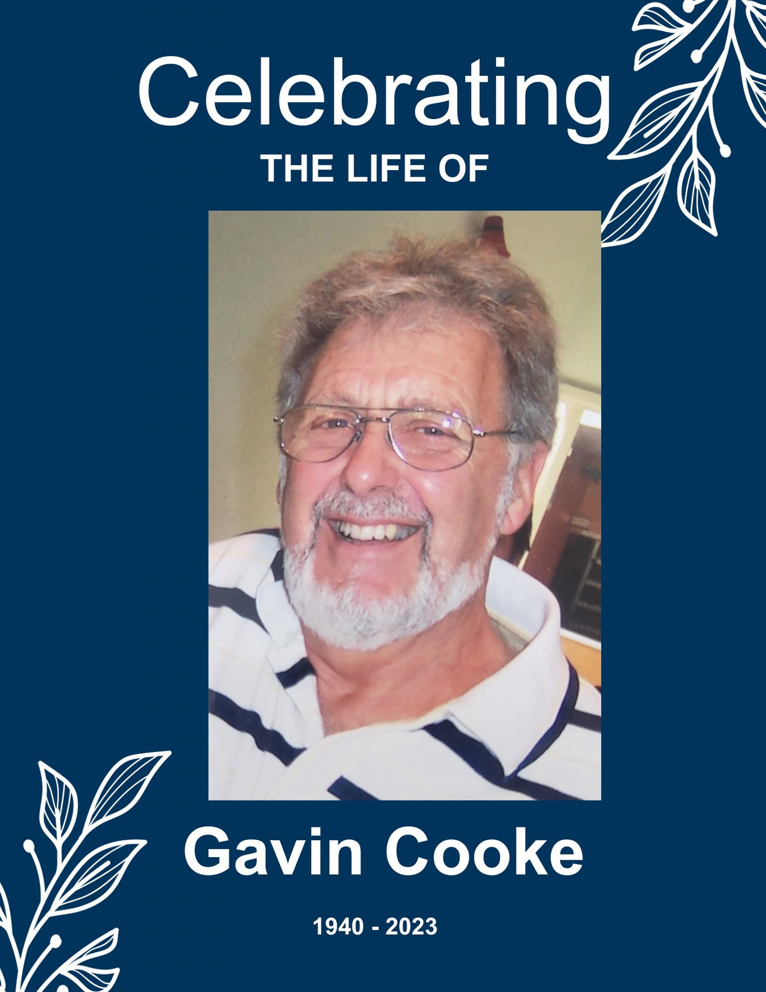Gavin J. Cooke 1940 - 2023
