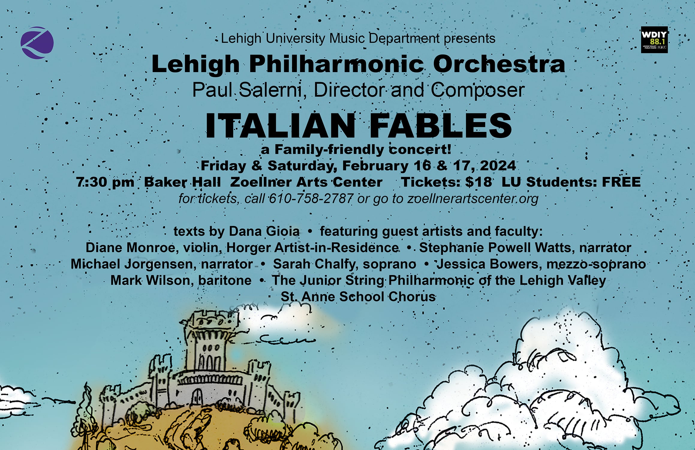 LU PHILHARMONIC: ITALIAN FABLES - Friday, 2-16