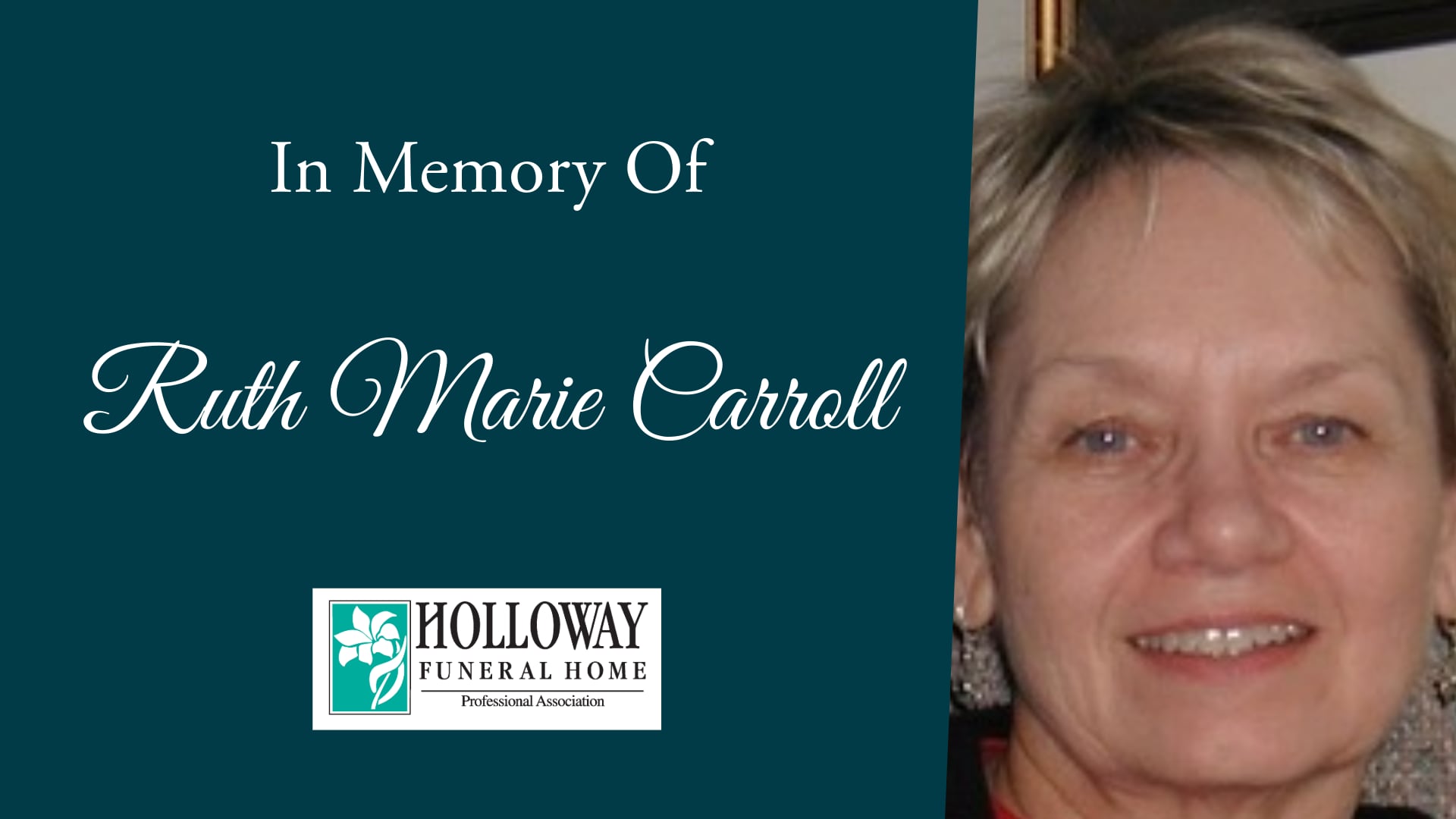 Memorial Service for Ruth Carroll