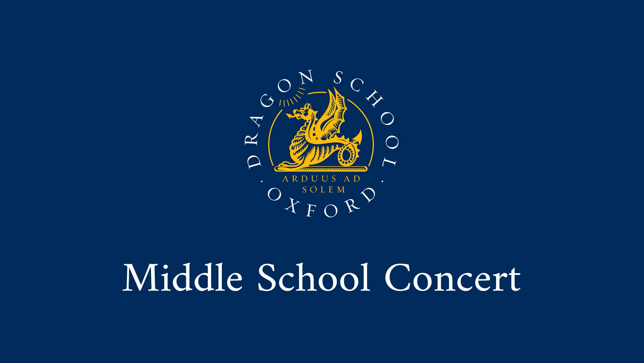 Dragon - Middle School Concert March 2024
