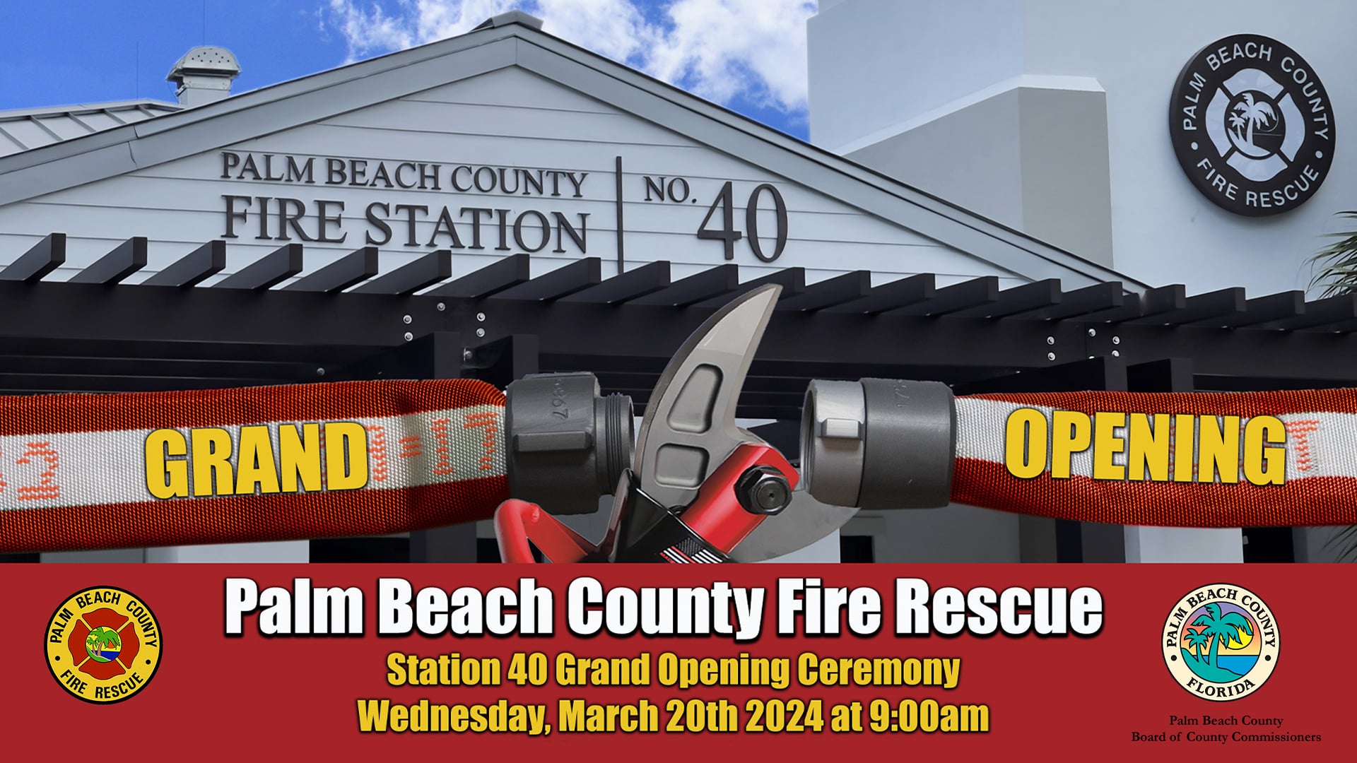 PBCFR Station 40 Grand Opening Ceremony