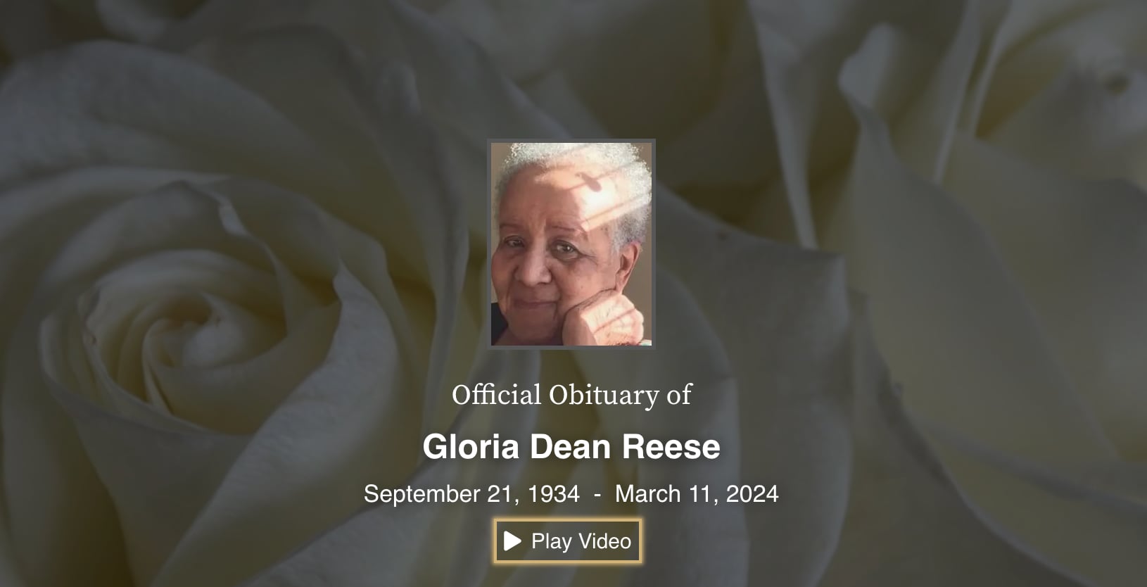 Gloria Dean Reese