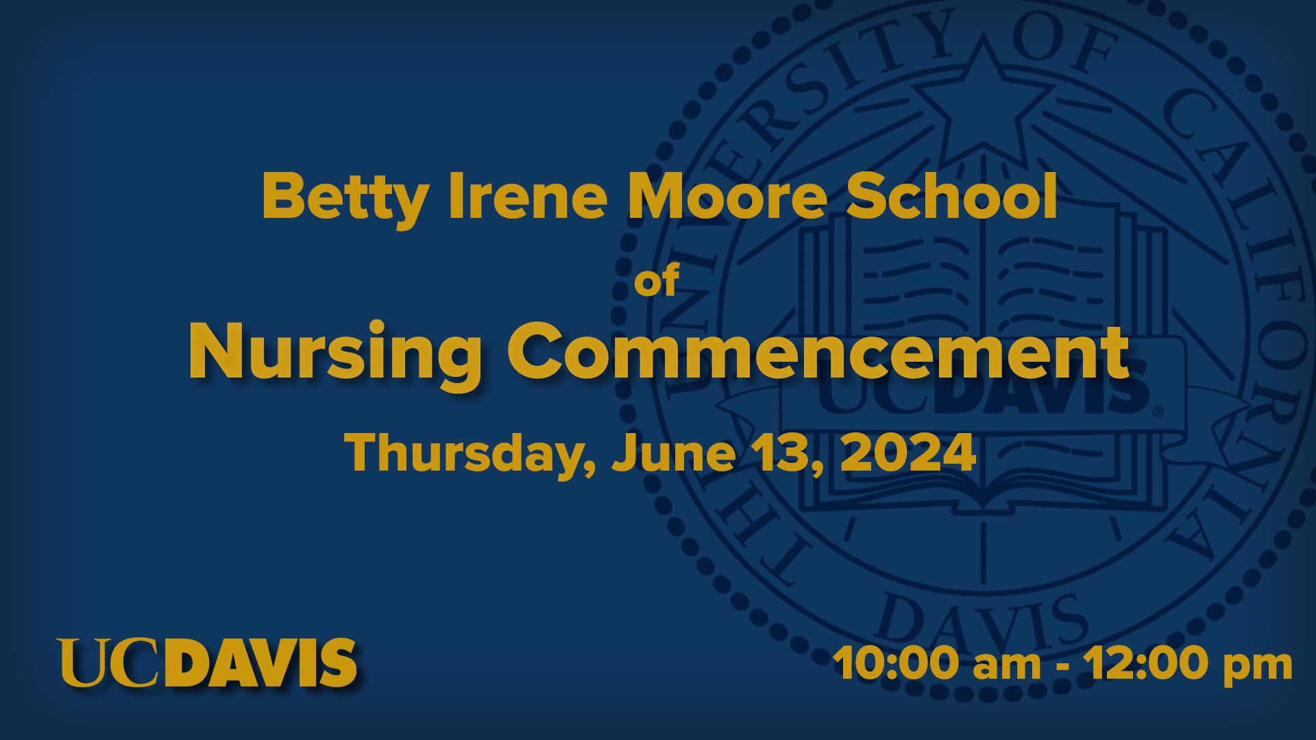 2024 Nursing Commencement