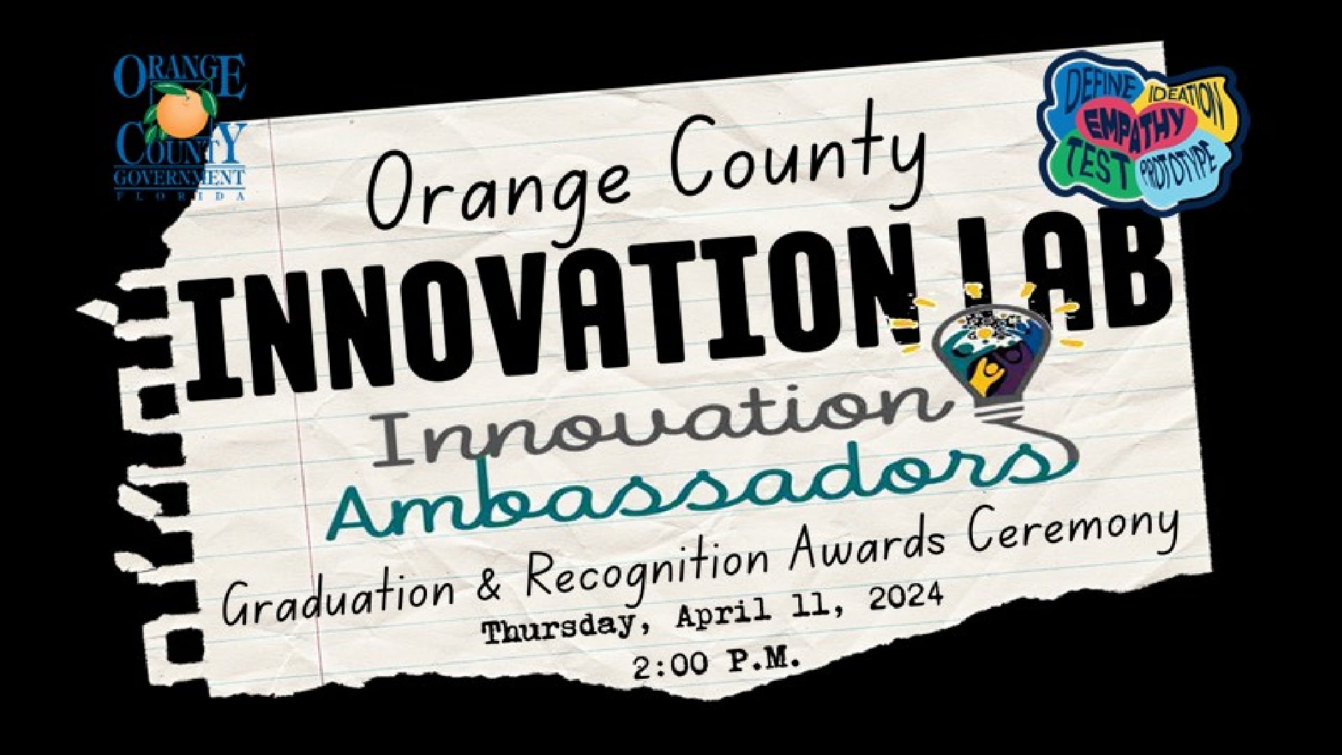 2024 Orange County Innovation Lab Ambassadors Graduation & Recognition ...
