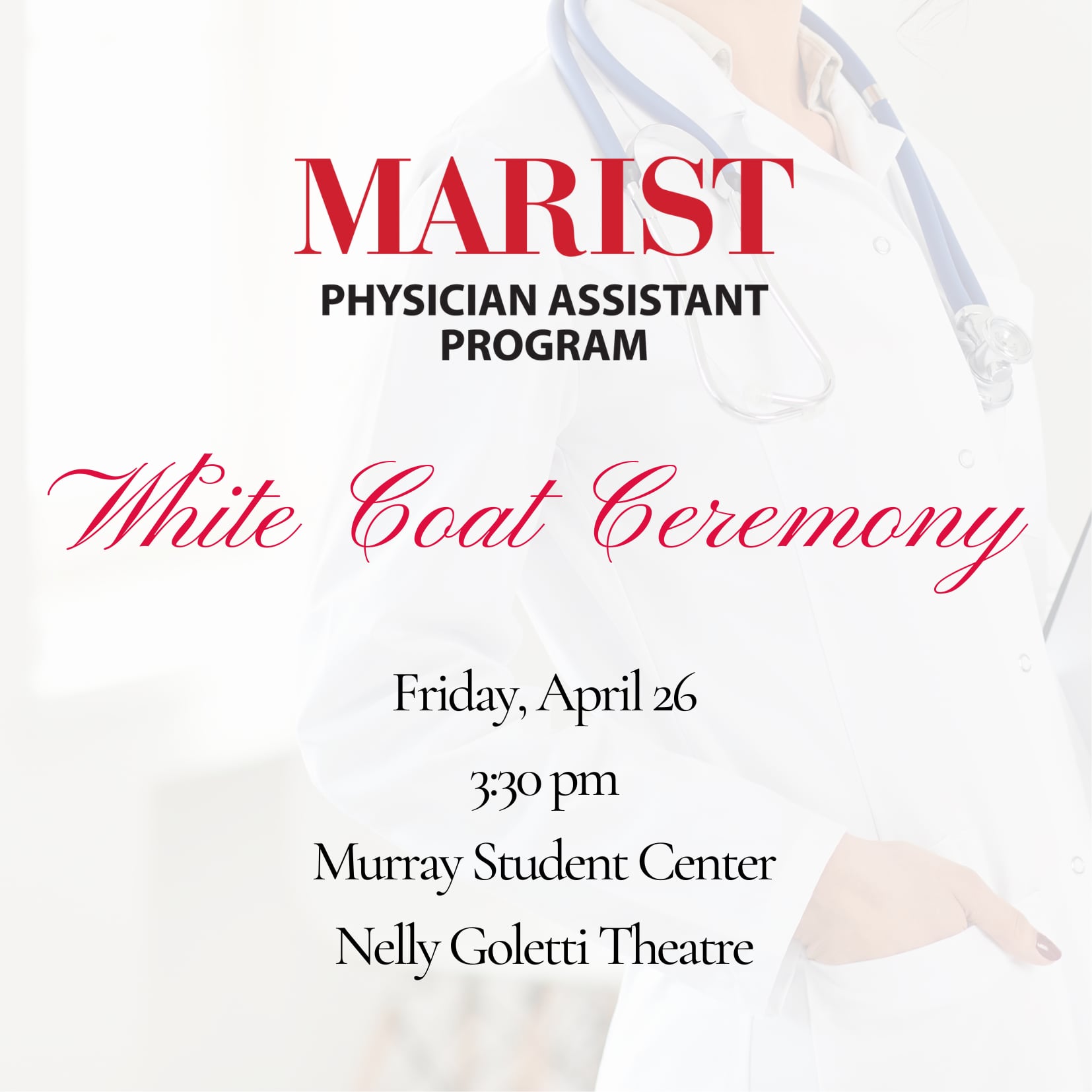 2024 Physician Assistant Program White Coat Ceremony