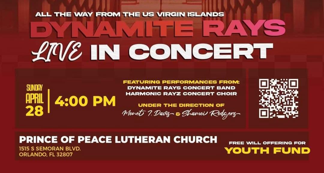 Dynamite Rays Live in Concert | April 28, 2024 4:00pm | Prince of Peace ...