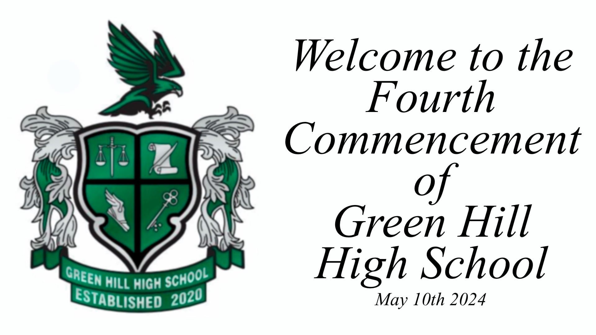 Green Hill High School 2024 Commencement
