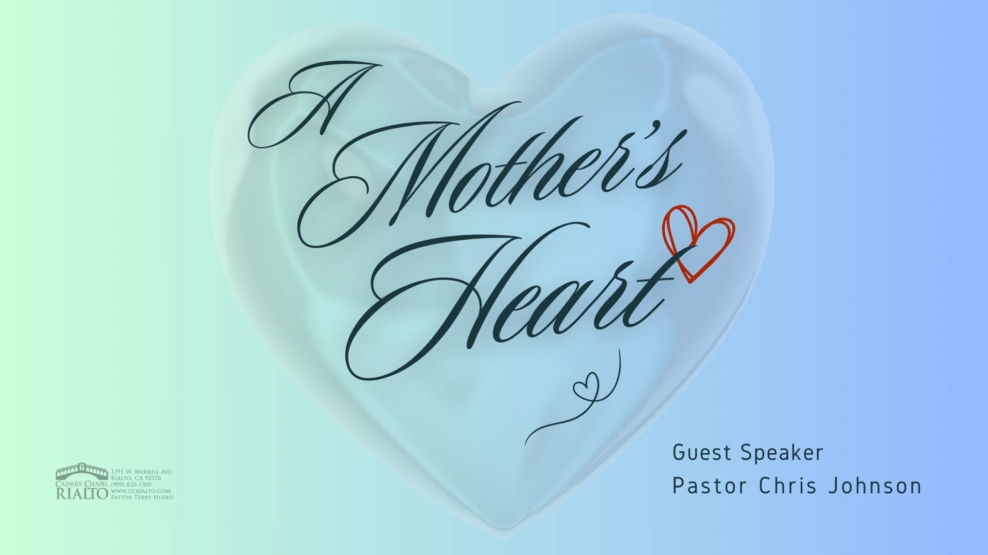"A Mother’s Heart” Mother's Day Teaching