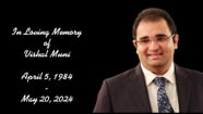 Live Streaming In Loving Memory Of Vishal Muni On Saturday May 25th