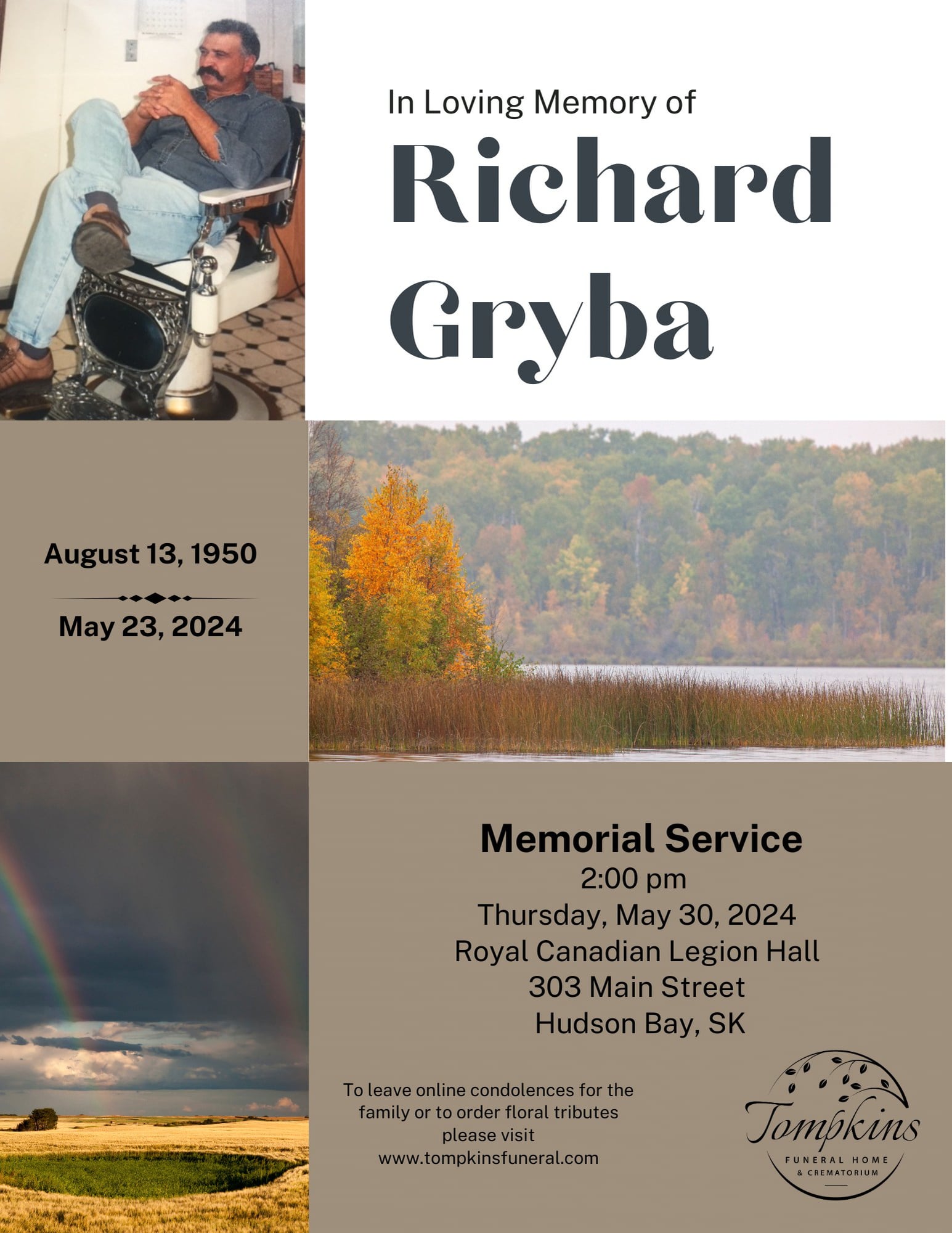 Livestream for Richard Gryba service