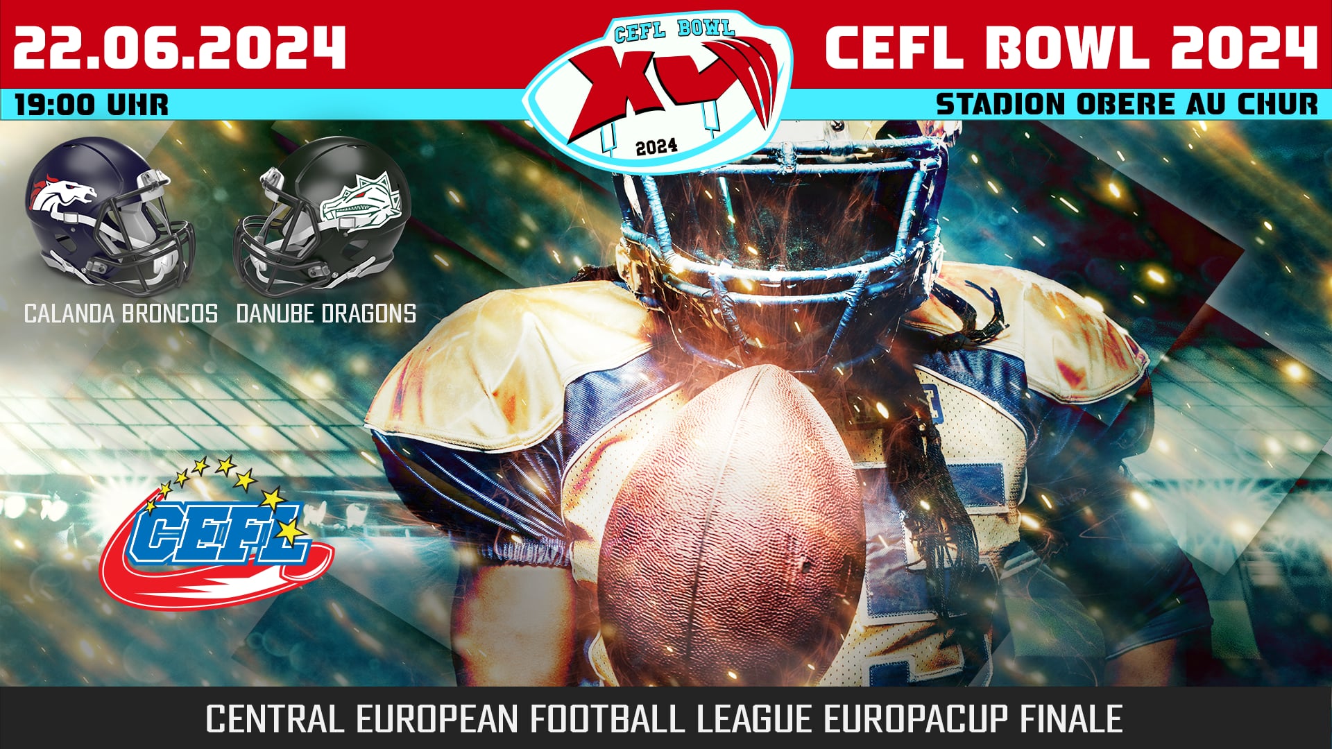 CEFL Bowl XVIII: Calanda Broncos – Danube Dragons Vienna