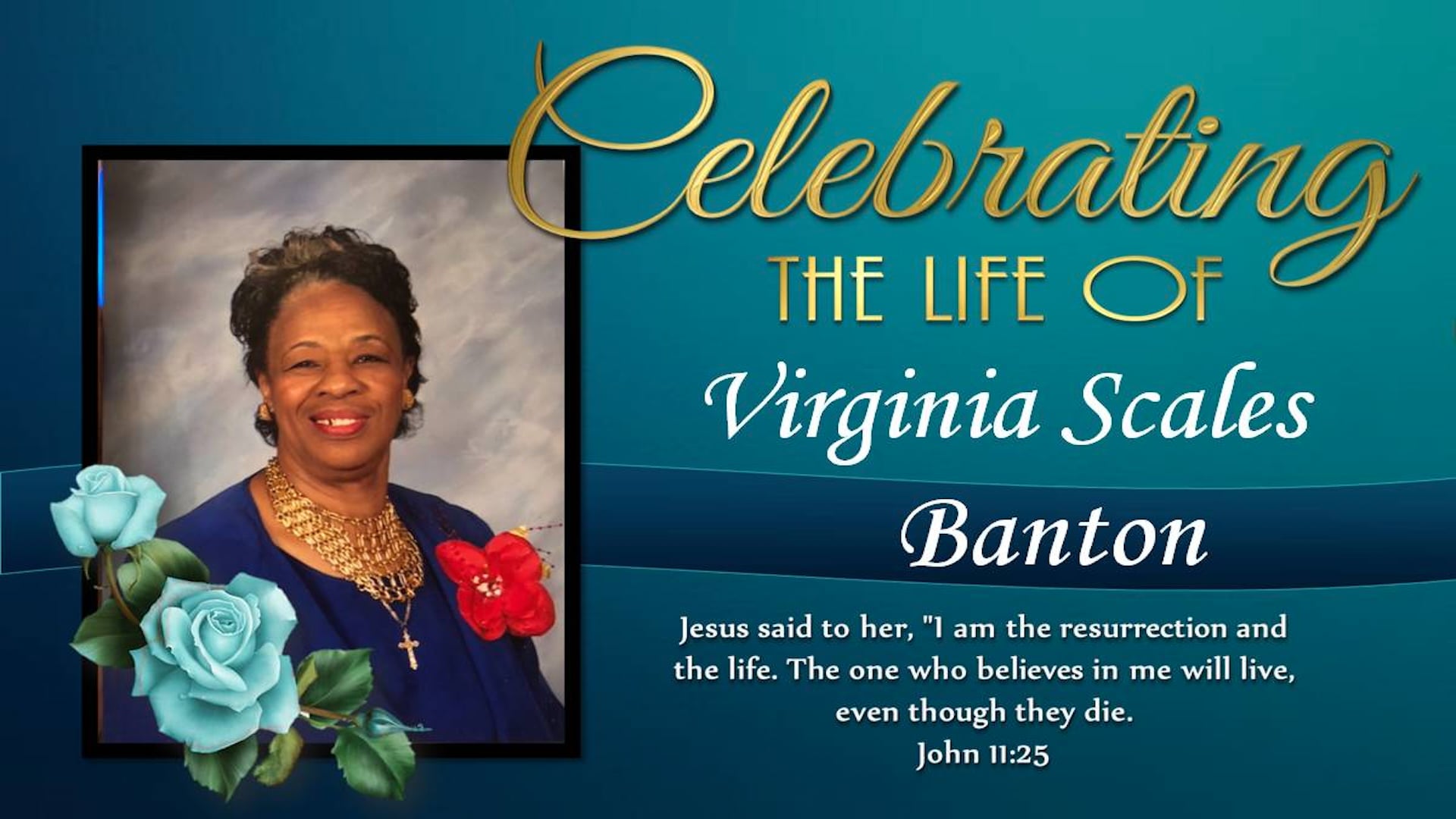 Virginia Scales Banton Celebration of Life