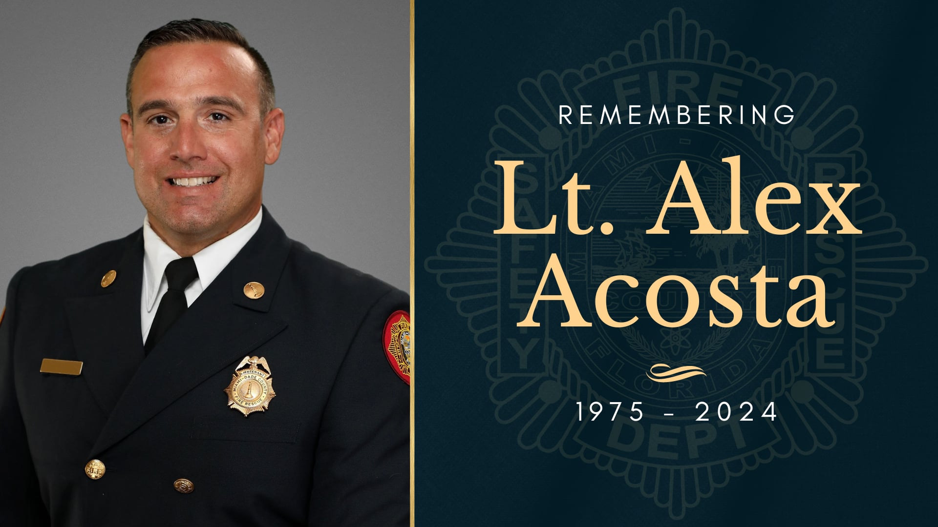 Funeral Service for Lt. Alexander E. Acosta