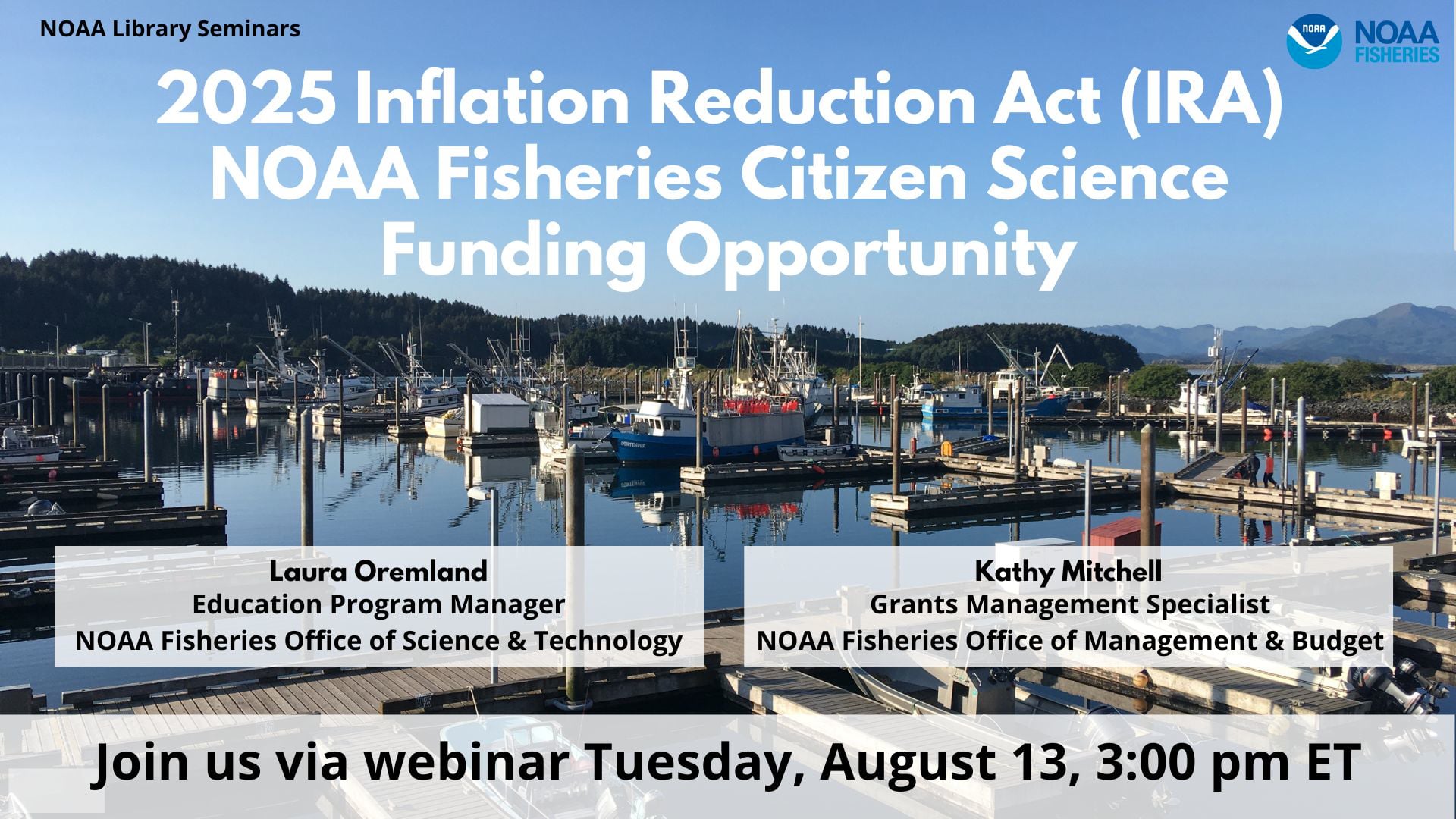 2025 Inflation Reduction Act (IRA) NOAA Fisheries Citizen Science ...