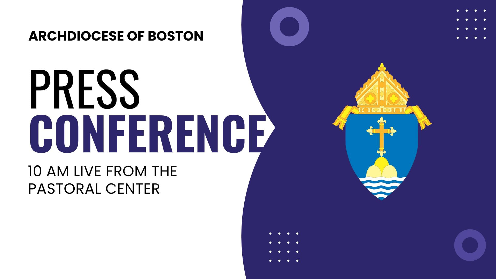 August 5, 2024 - Archdiocese of Boston Press Conference
