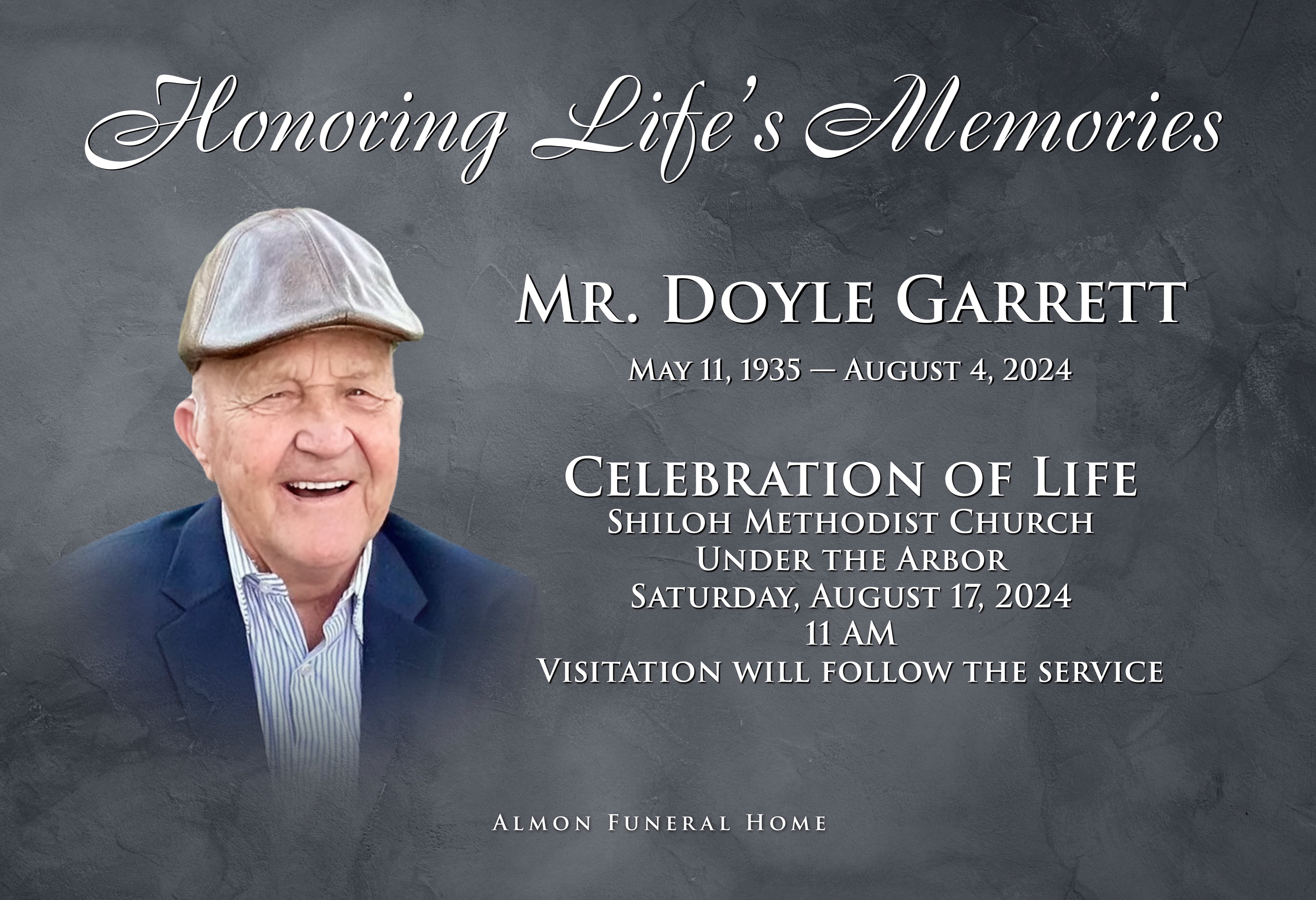 Celebration of Life - Doyle Garrett