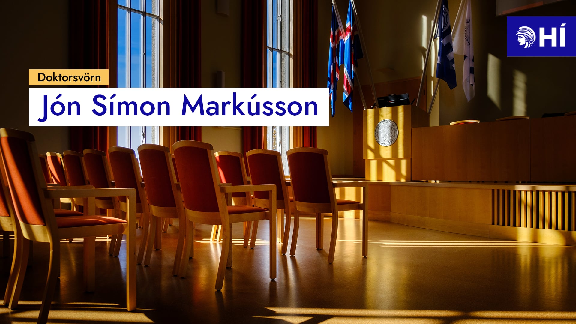Doktorsvörn Jón Símon Markússon