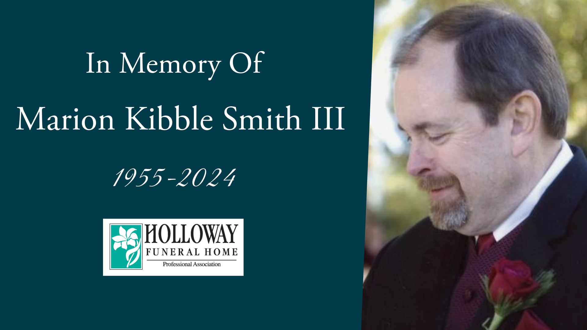 Celebration of Life for Marion Kibble Smith III