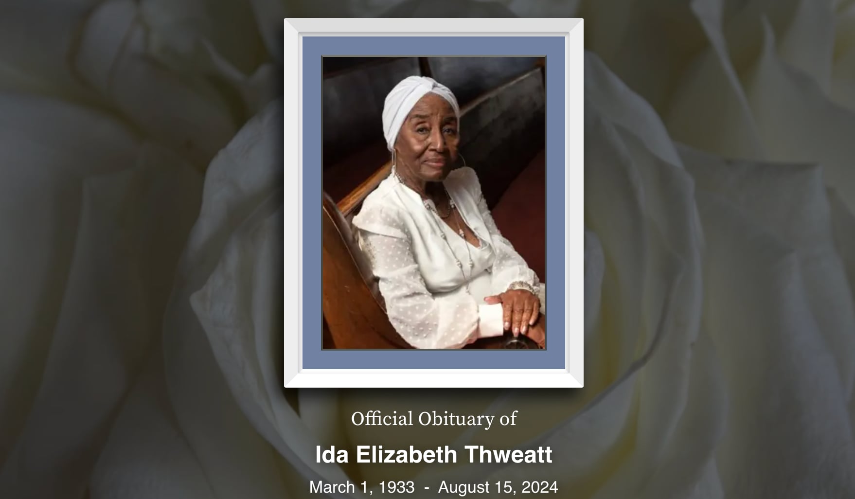 Ida Elizabeth Thweatt
