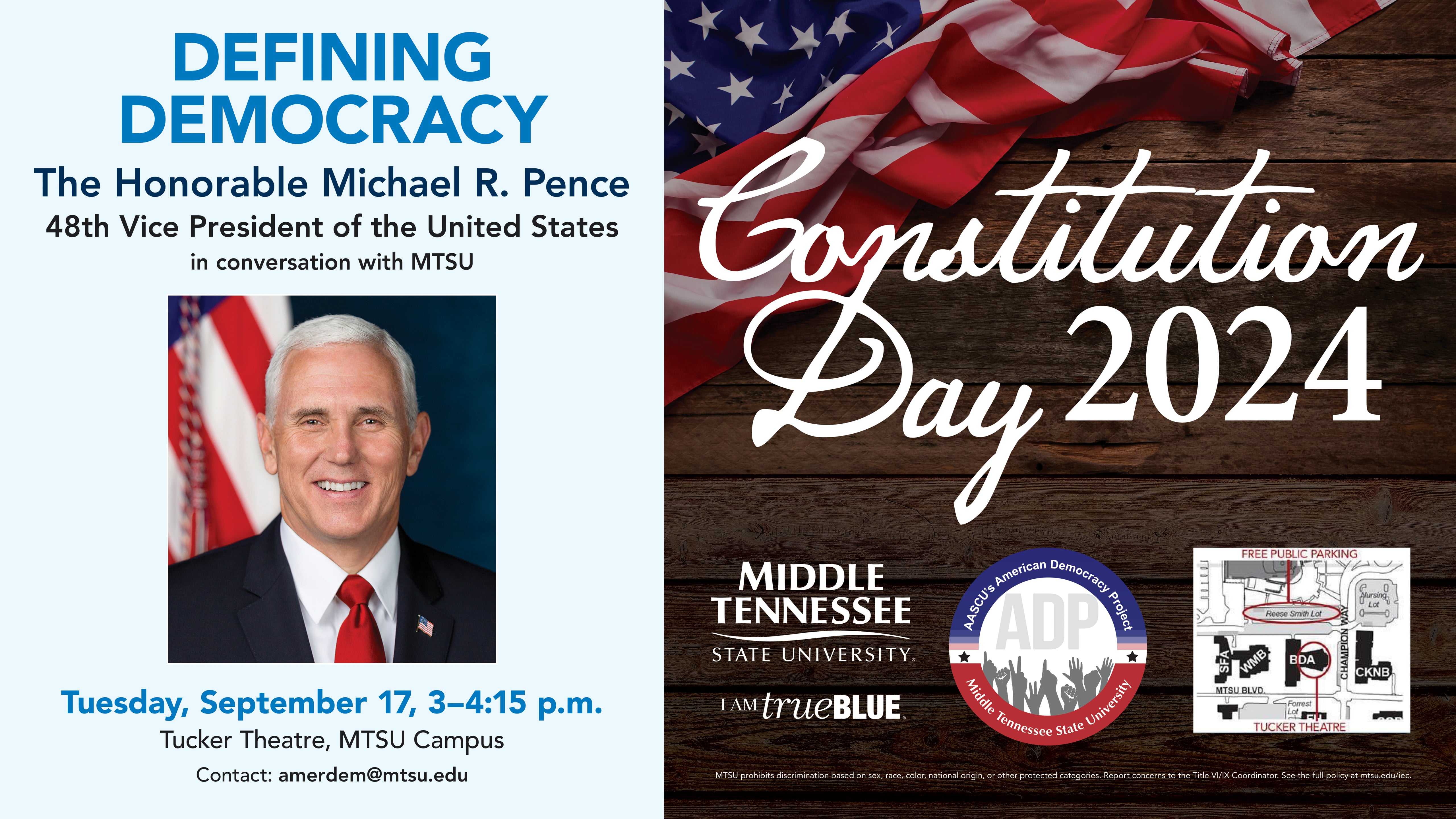 Constitution Day 2024; Defining Democracy