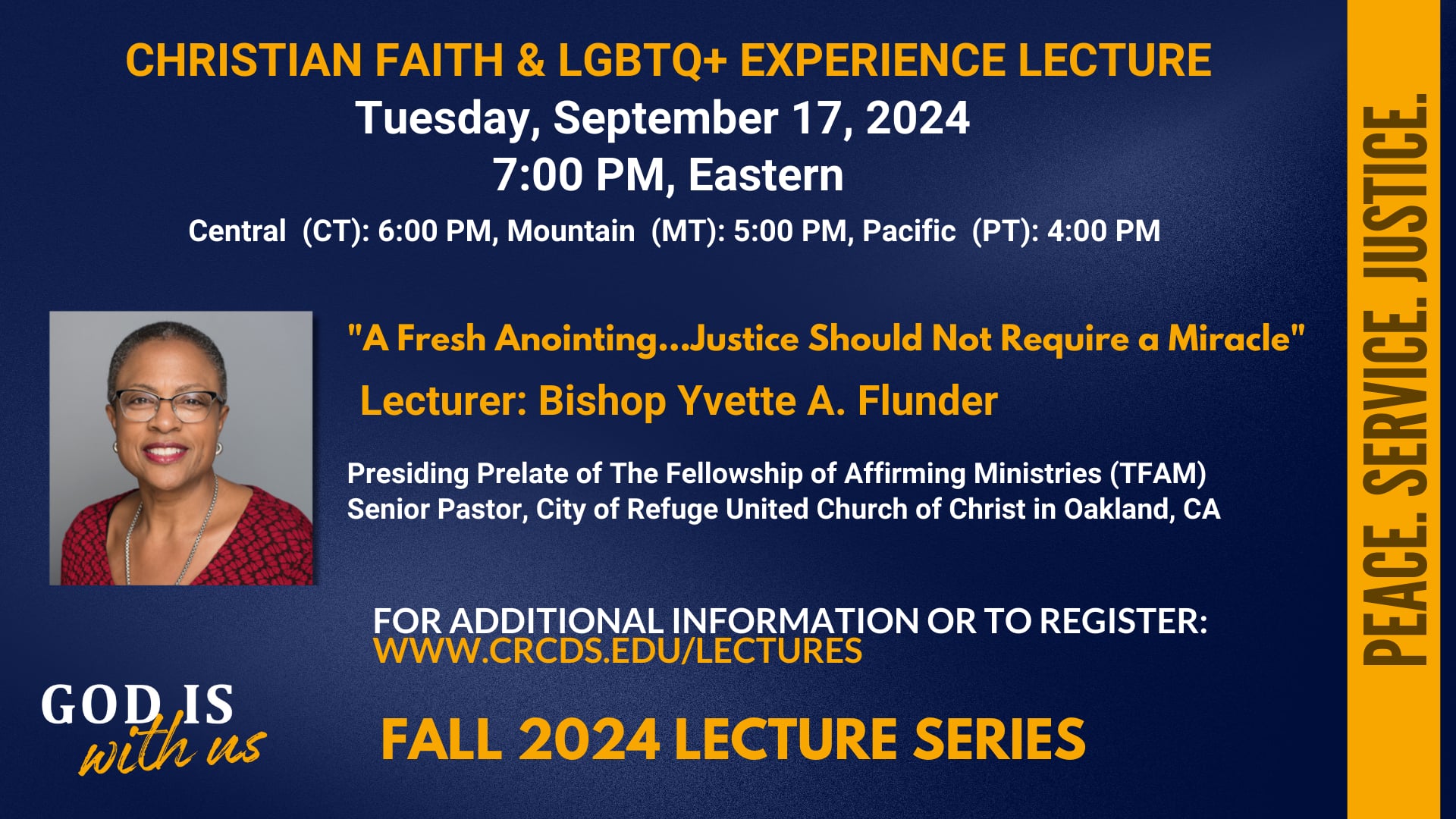 Fall 2024 Lecture Series: Christian Faith & LGBTQ+ Experience Lecture