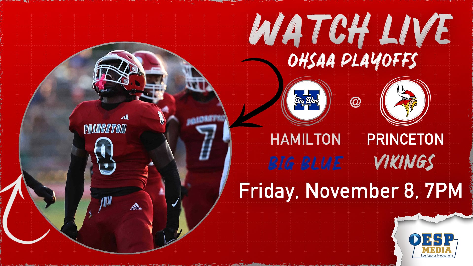 OHSAA Football: Hamilton Big Blue vs. Princeton Vikings - Round 2