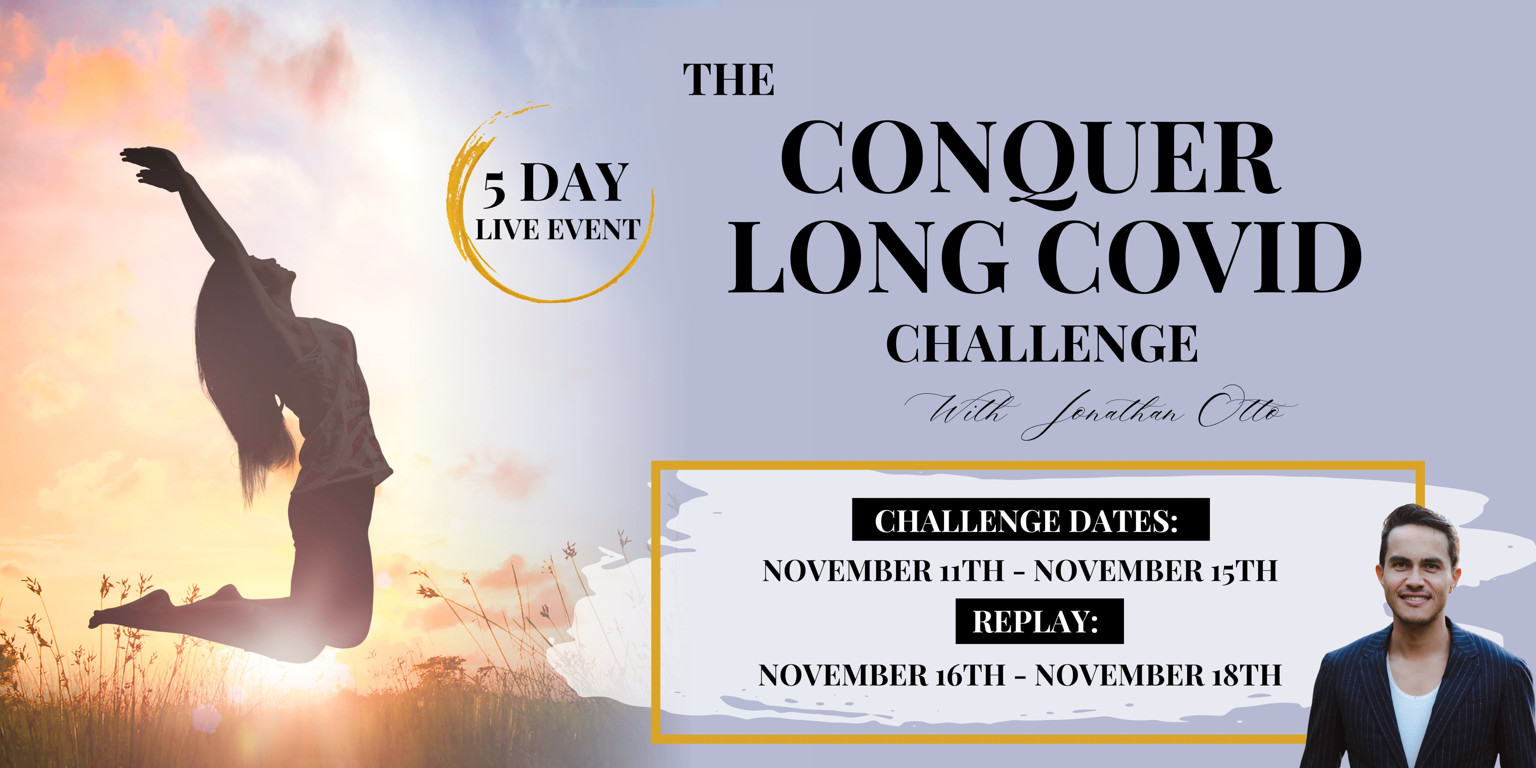 Conquer long CVD 4th session on Thursday, November 14th at 4 PM ET