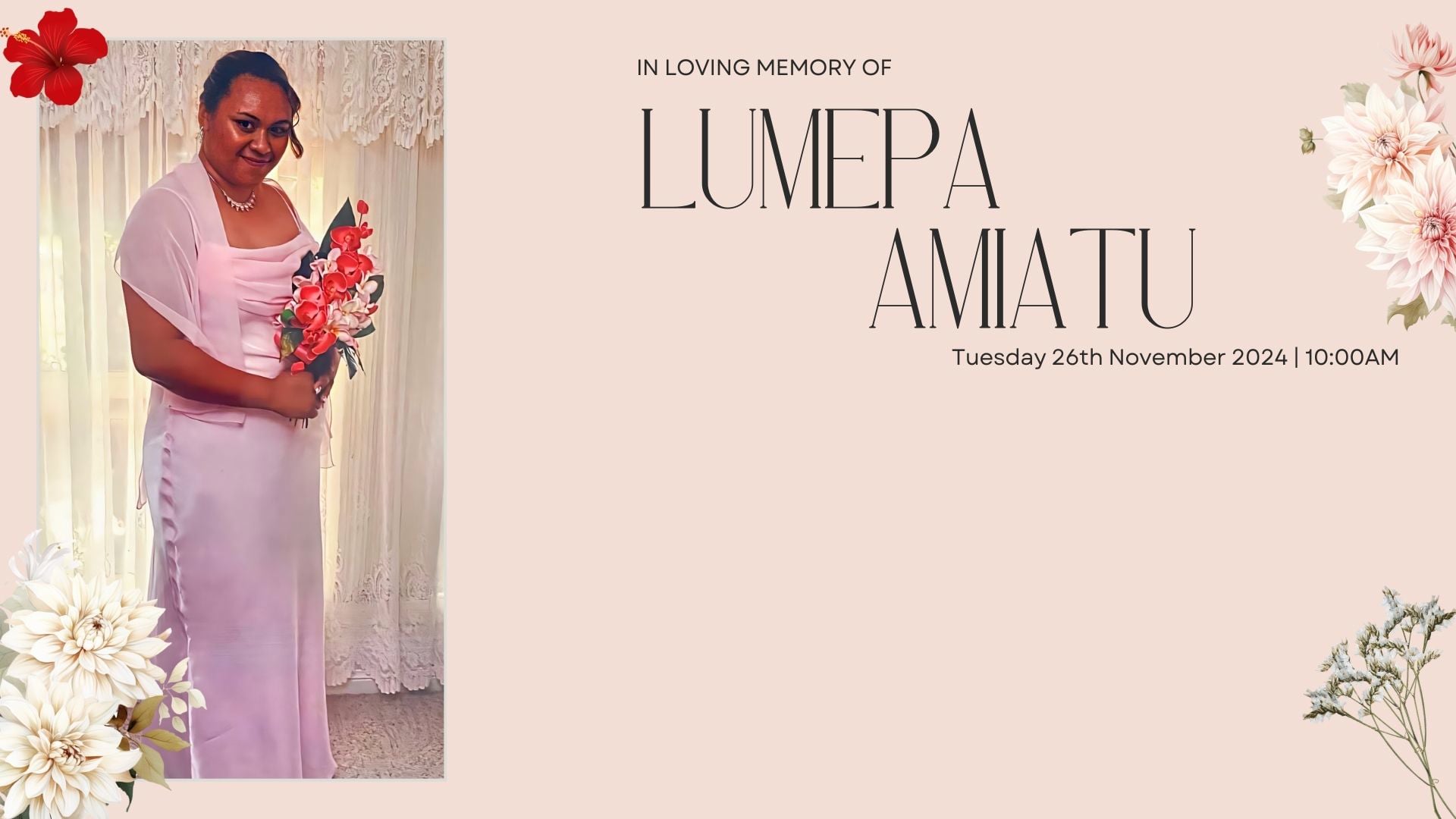 Funeral Service for the Late Lumepa Amiatu