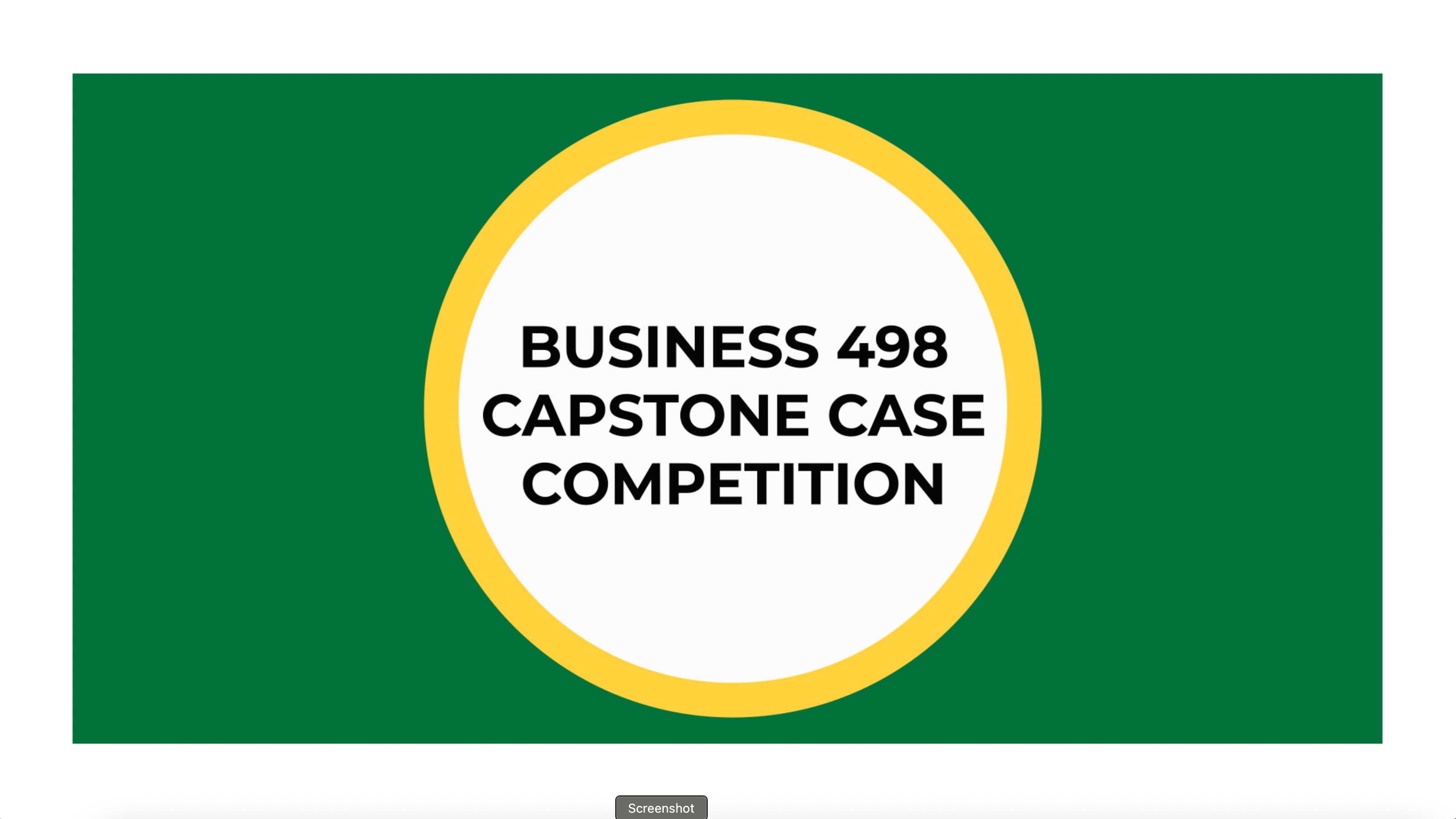 Business 498 Capstone Case Competition