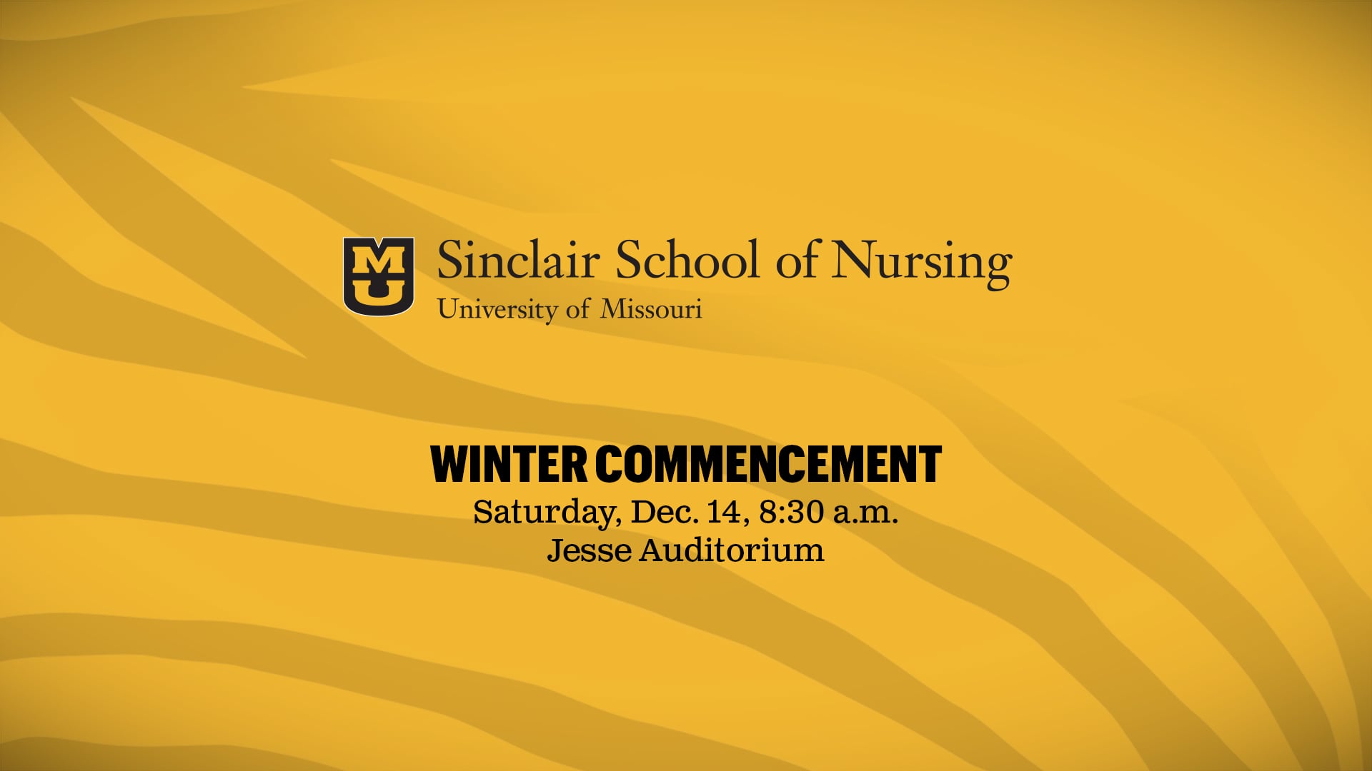 Sinclair School of Nursing Commencement
